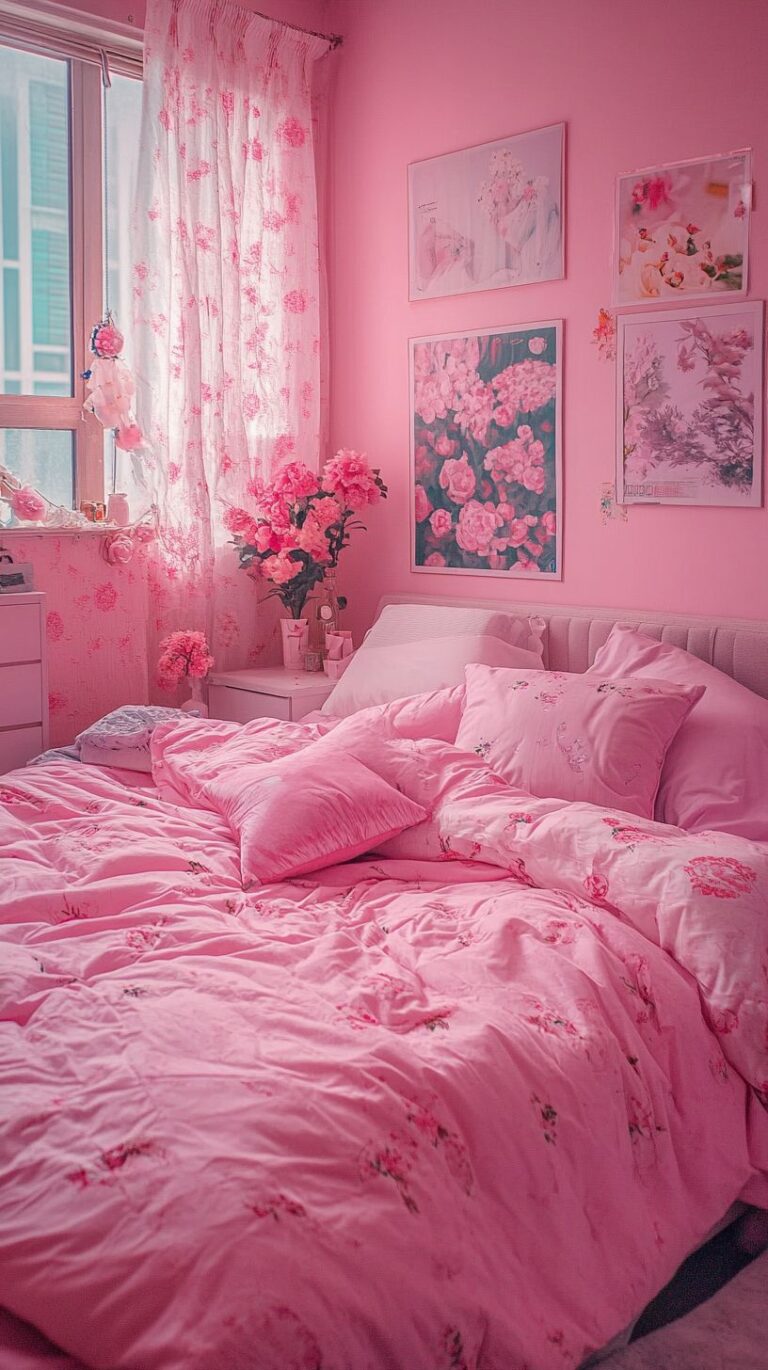 30+ Vibrant and Unique Pink room Ideas - DecorwithEva