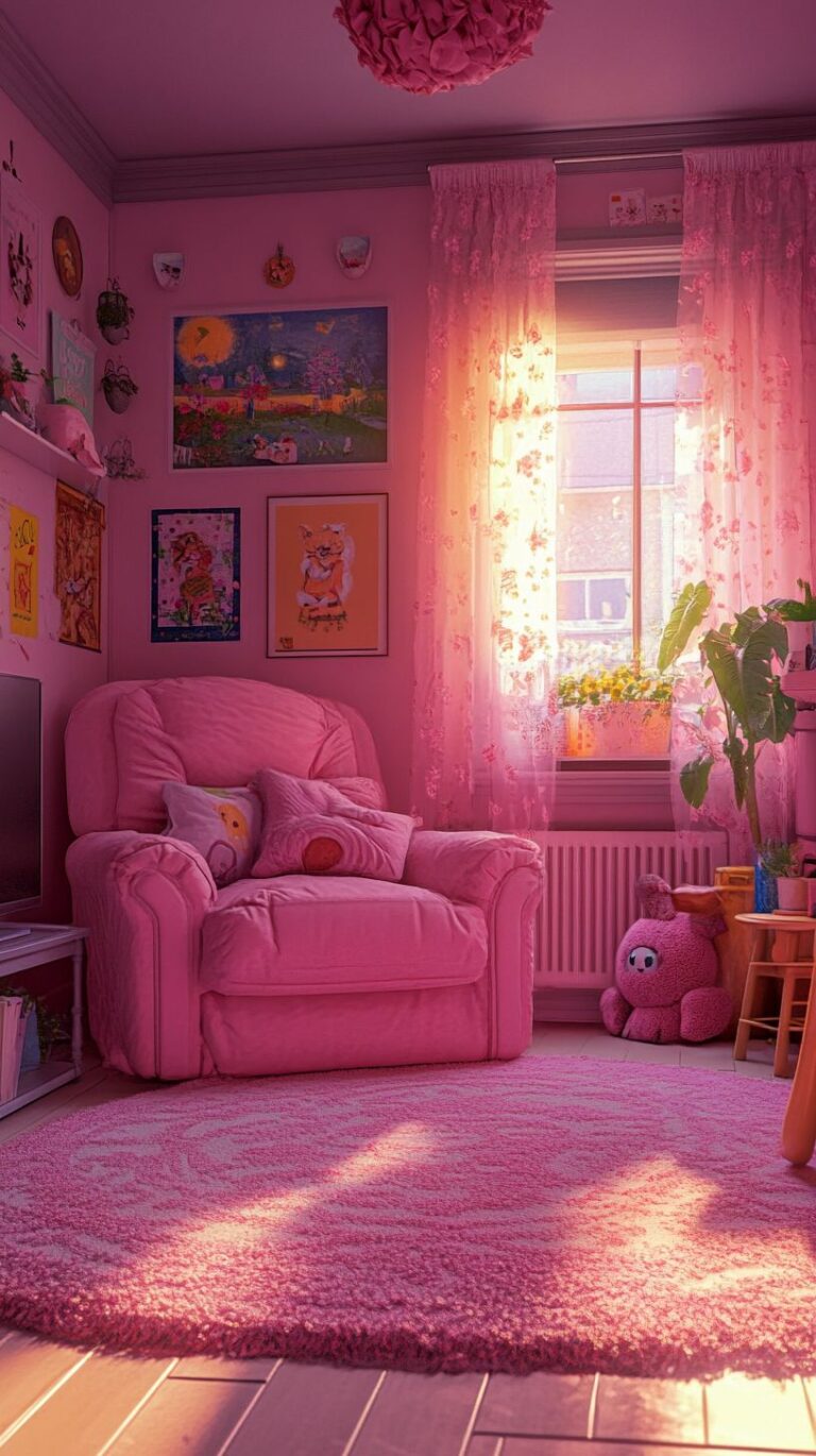 30+ Vibrant and Unique Pink room Ideas - DecorwithEva