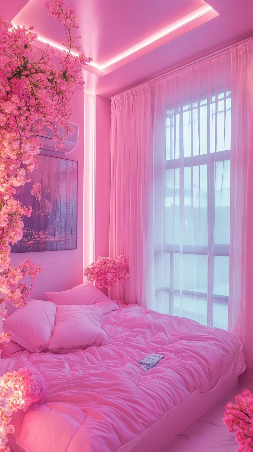 30+ Vibrant and Unique Pink room Ideas - DecorwithEva