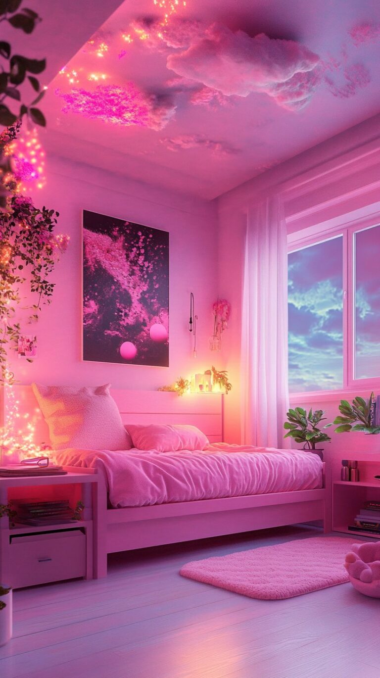 30+ Vibrant and Unique Pink room Ideas - DecorwithEva