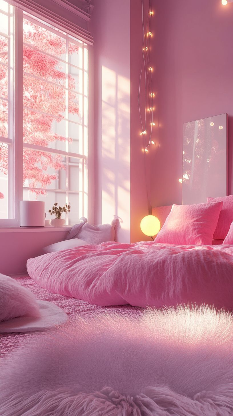 30+ Vibrant and Unique Pink room Ideas - DecorwithEva