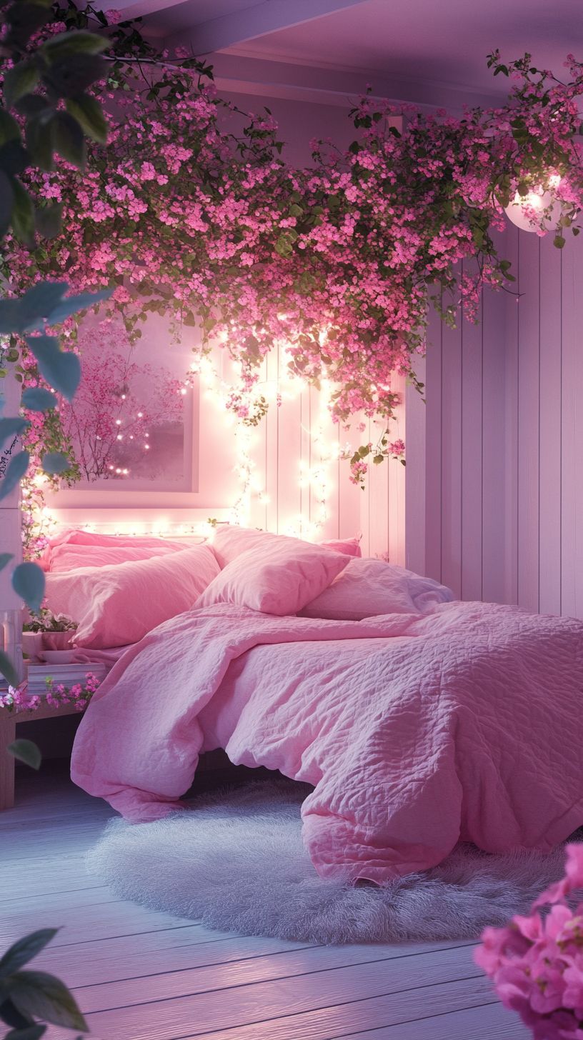 30+ Vibrant and Unique Pink room Ideas - DecorwithEva
